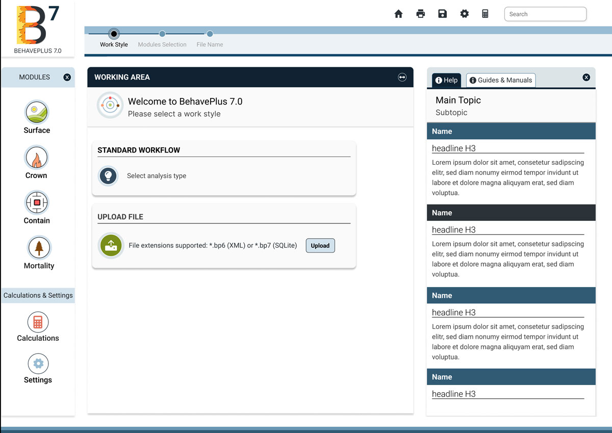 BehavePlus 7 - SIG - Spatial Informatics Group